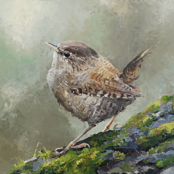 Wren Painting - Etsy