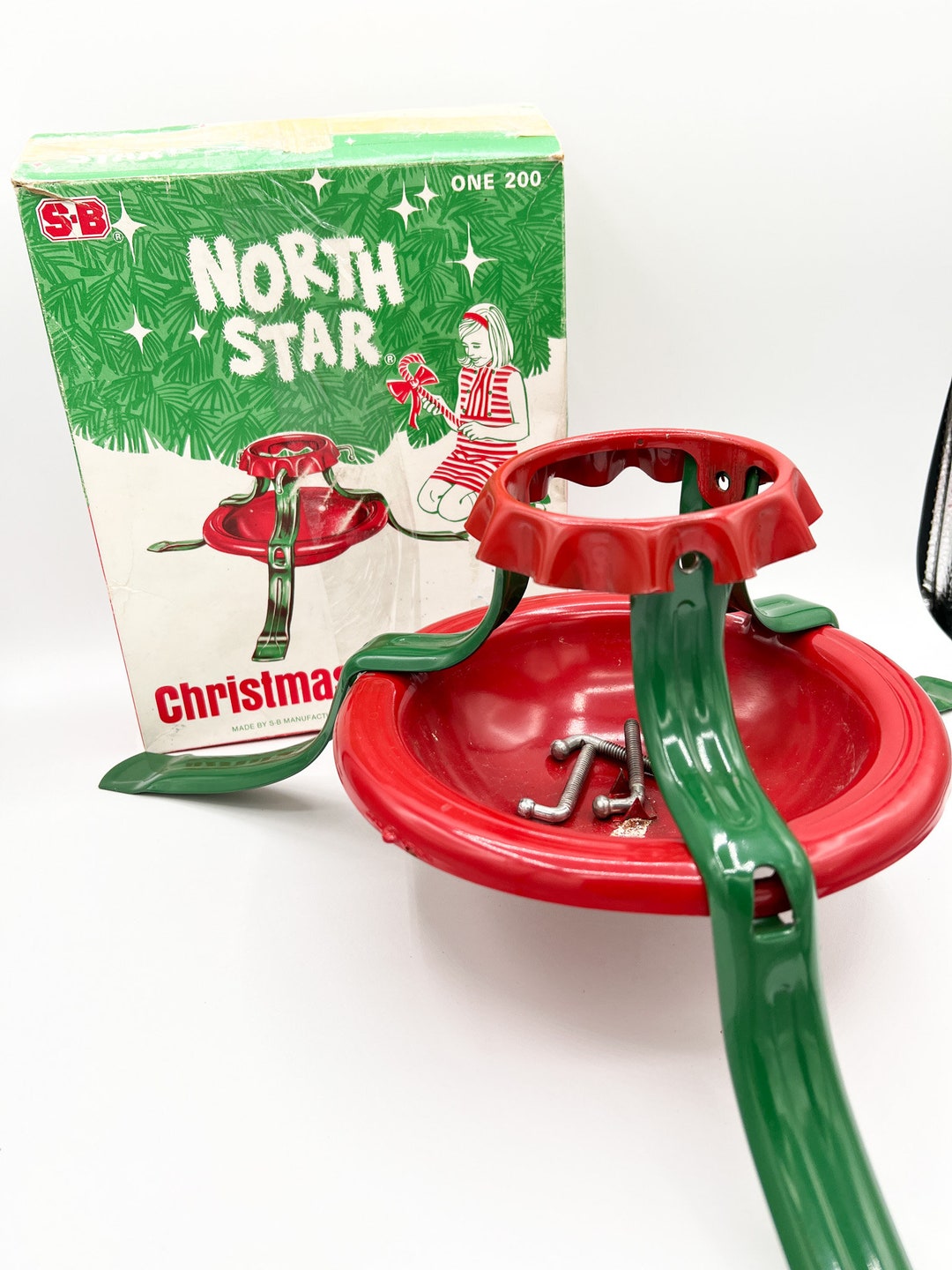 Vintage North Star Tree Stand in Original Box, 1950's - Etsy