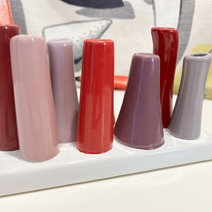 Multi Stem Vase, Chive Brand, Purple & Pink Hues, Ceramic, Gift Idea - Etsy