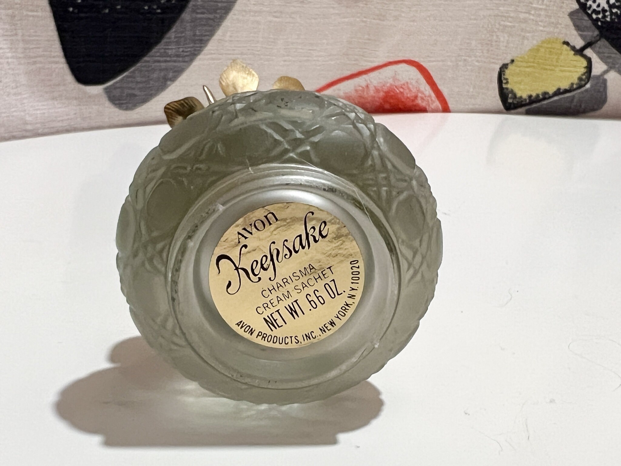 Vintage Avon Keepsake Gold Flower, Charisma Cream Scent, 1970s, Empty ...