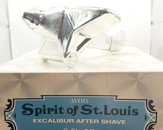 Vintage Avon Spirit of St. Louis Excalibur After Shave Bottle and ...