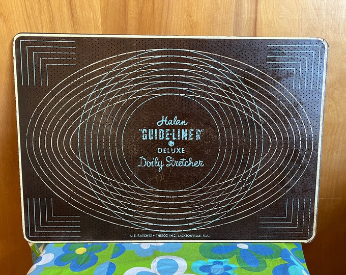 Vintage Halan "guide-liner" Deluxe Doily Stretcher, Thesco Inc. - Etsy