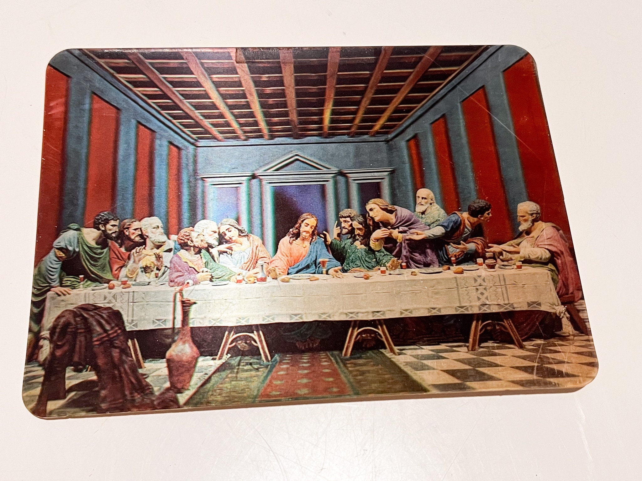 Vintage the Last Supper Super Dimensions 3D - Etsy Australia