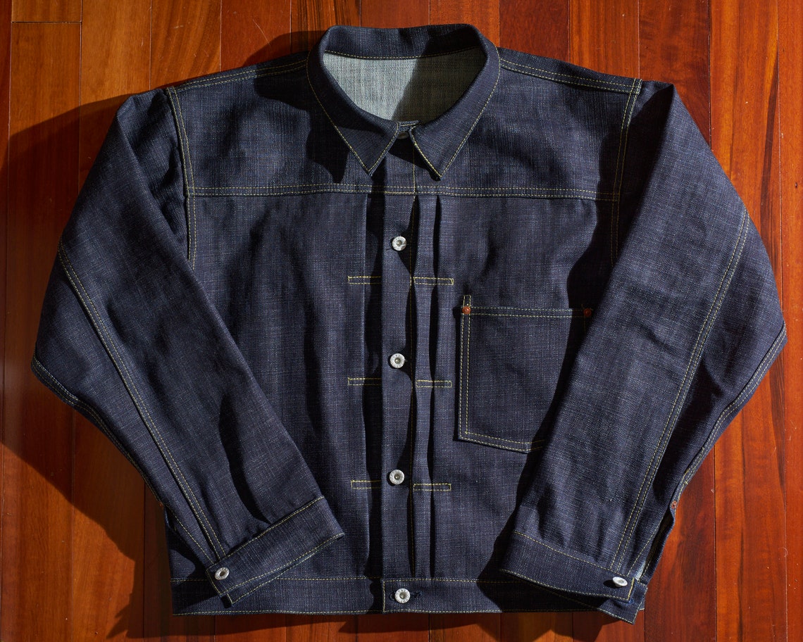 1940's Style Type One Denim Jacket 506xx Sewing Pattern - Etsy