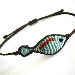 Macrame Fish Bracelet/summer Bracelet/friendship Bracelet/surf Bracelet ...