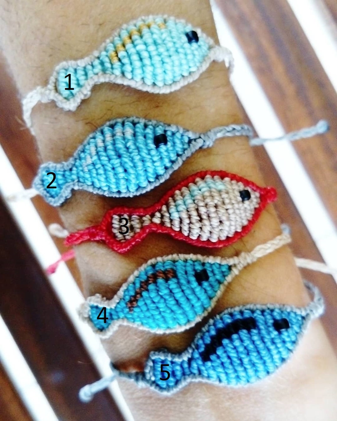 Macrame Fish Bracelet/summer Bracelet/Ψαράκια - Etsy