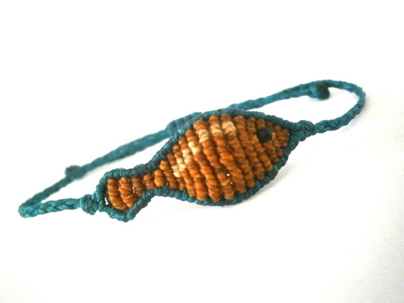 Macrame Fish Bracelet/summer Bracelet/friendship Bracelet/surf Bracelet ...