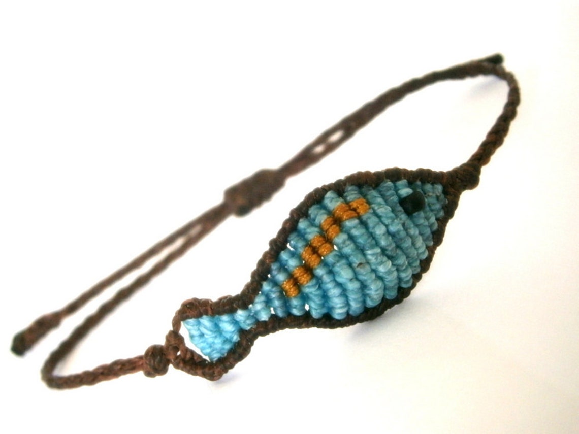 Macrame Fish Bracelet/summer Bracelet/Ψαράκια - Etsy