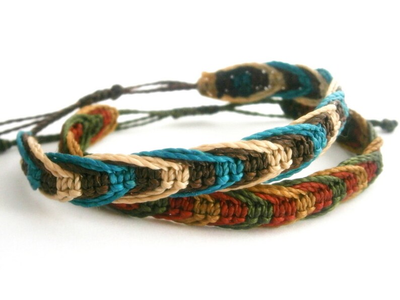 Mens String Bracelet/surfer Bracelet/friendship - Etsy