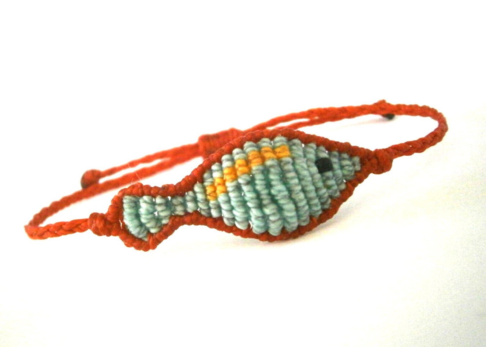 Macrame Fish Bracelet/summer Bracelet/friendship Bracelet/surf Bracelet ...