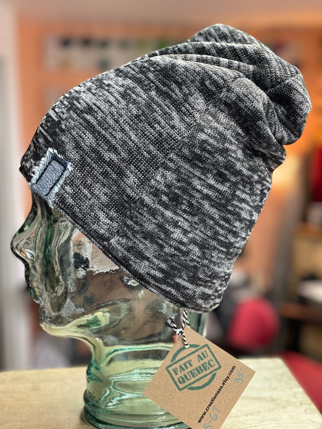 READY TO Go Winter Tuque for Children, Charcoal Grey - Etsy