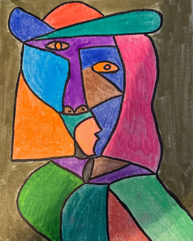 Picasso Style Art - Etsy