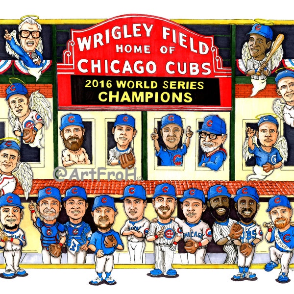 Chicago Cubs Art - Etsy