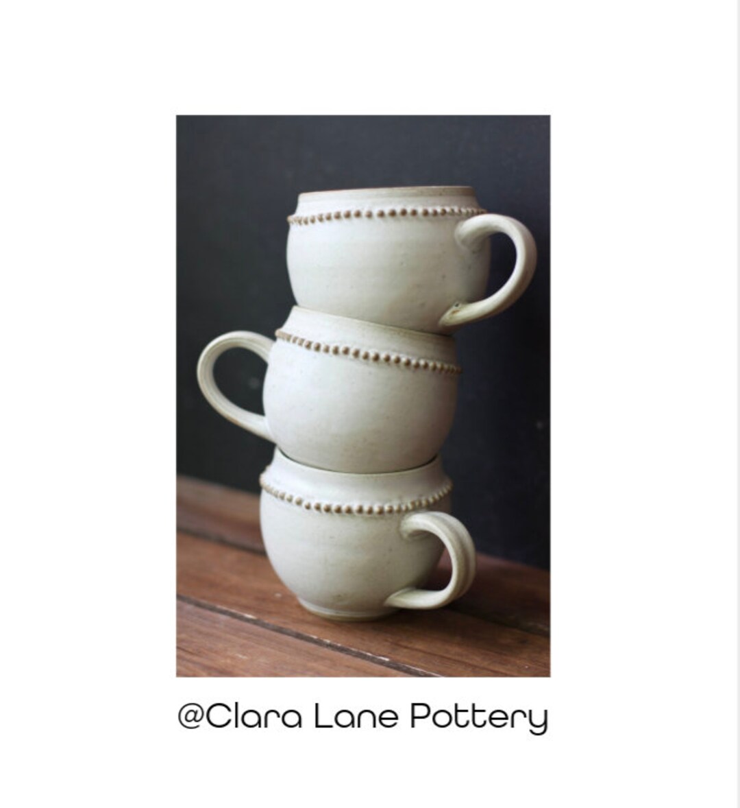 Handmade Creamy Matte Mugs Tea Cup Handmade Pottery Mug Mug for Latte ...