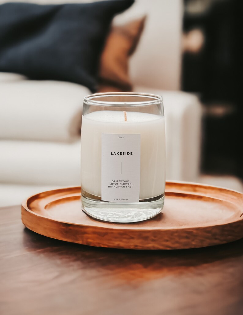 Lakeside Scented Candle - Lake House Decor - Granola Girl - Driftwood ...
