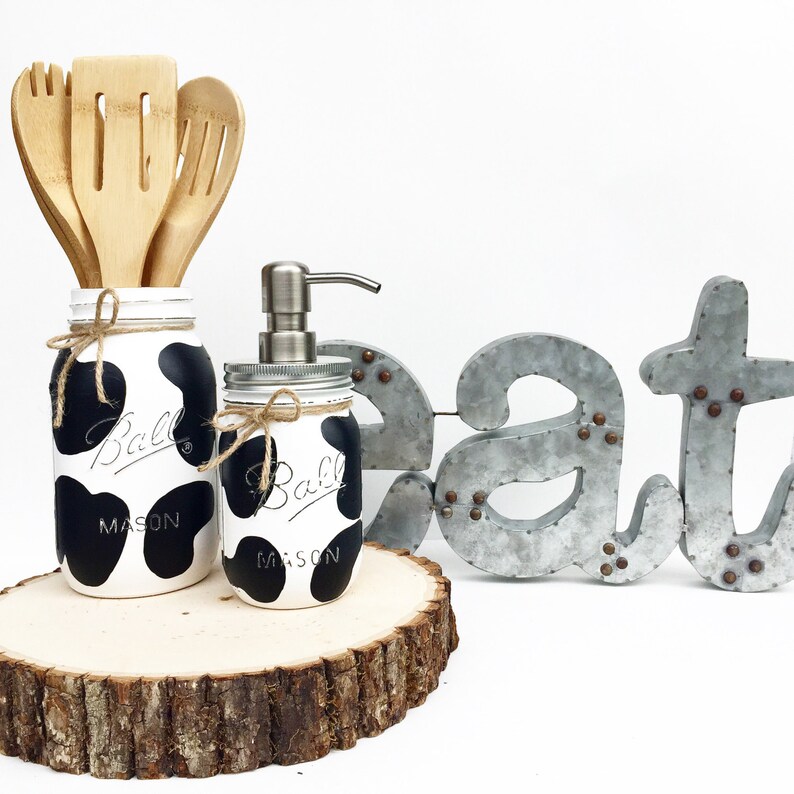 Cow Soap Dispenser Farmhouse Soap Dispenser Cow Kitchen | Etsy