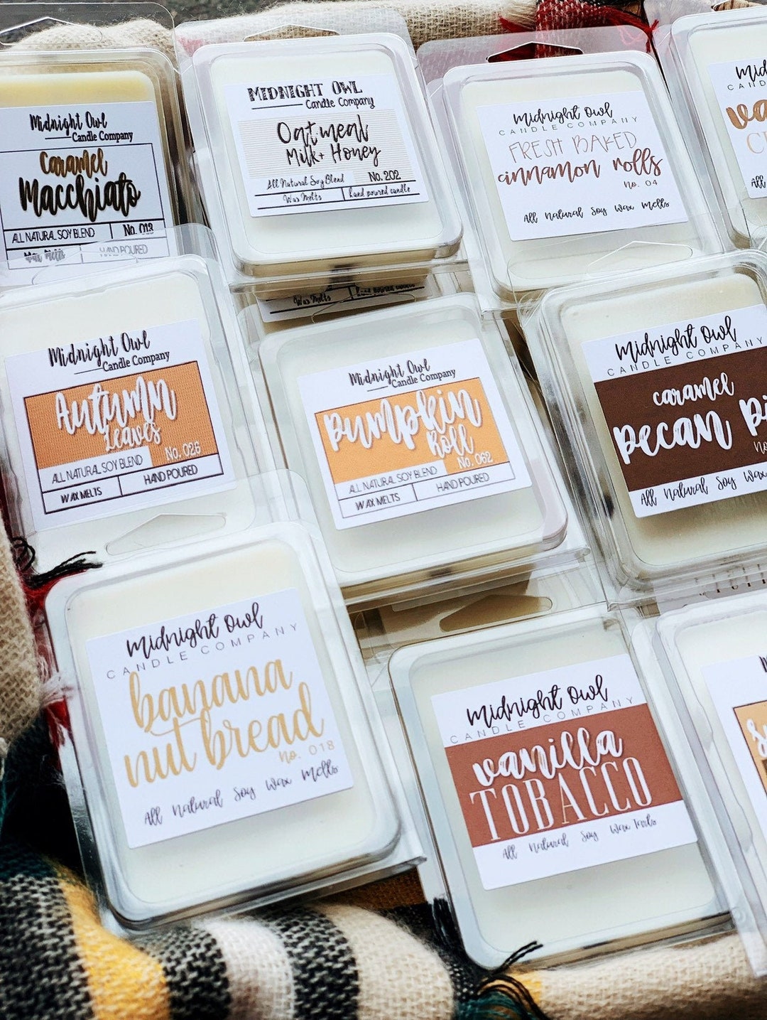 SOY WAX MELTS Fall Scents Autumn Wax Melts Fall Wax Melts Natural Soy ...