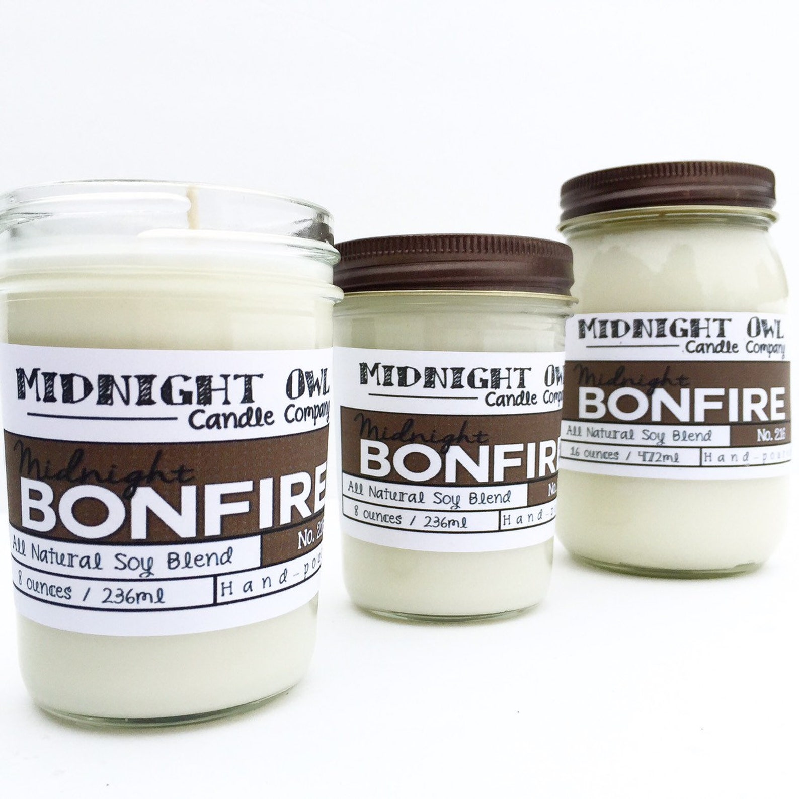 Most Popular Candles, Midnight Bonfire, Mason Jar Candle, Campfire ...