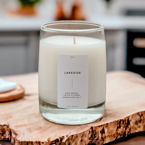 Lakeside Scented Candle - Lake House Decor - Granola Girl - Driftwood ...