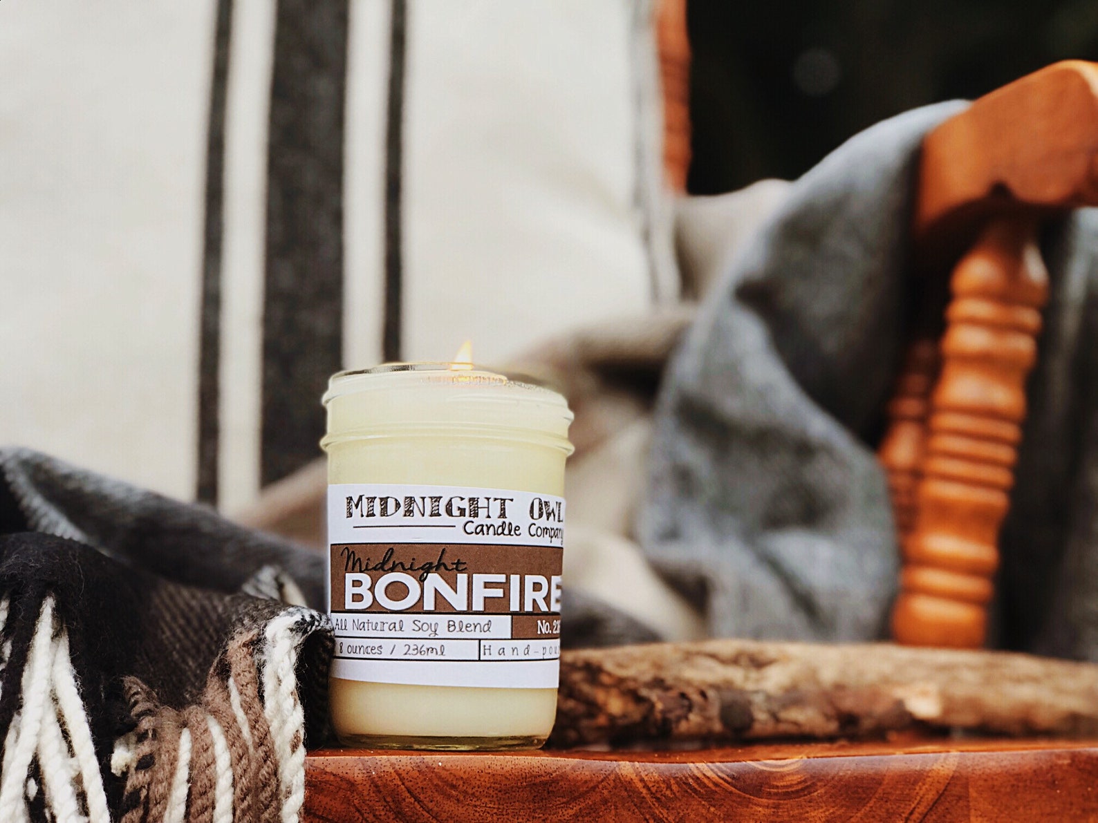 Most Popular Candles, Midnight Bonfire, Mason Jar Candle, Campfire ...