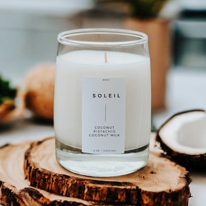 SOLEIL - Coastal Cowgirl Aesthetic Candles - Coconut Soy Wax Scented ...