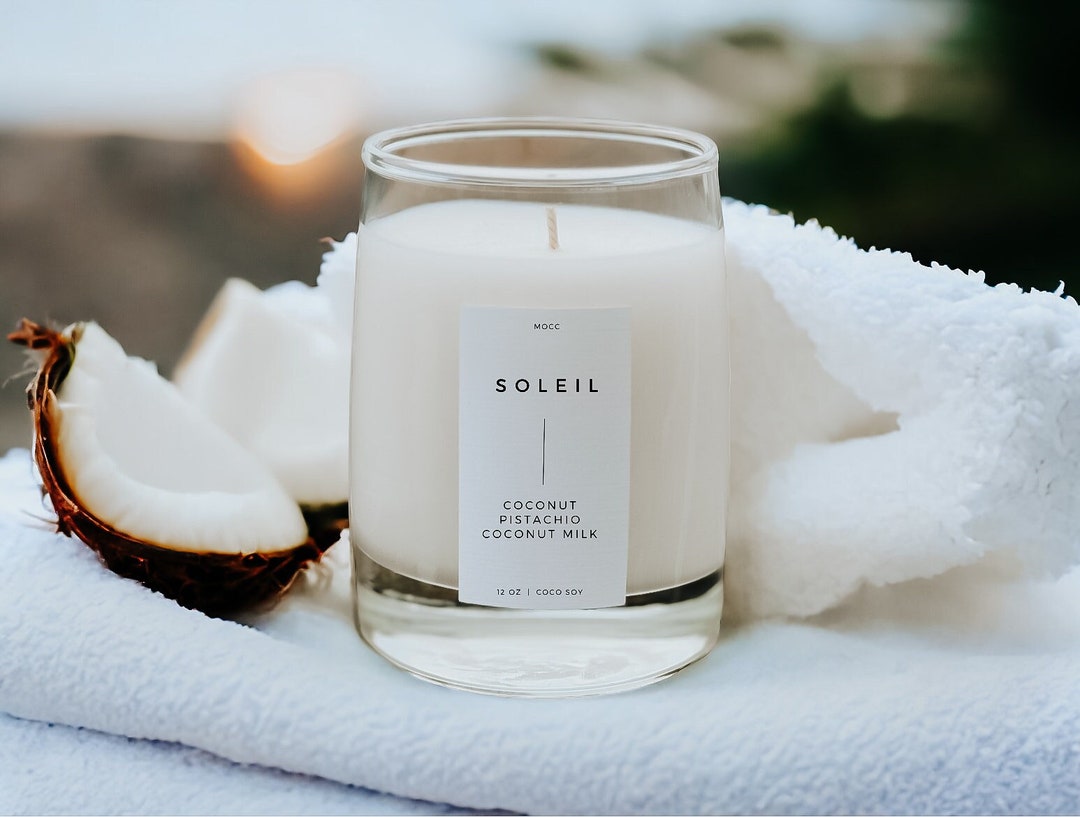 SOLEIL Coastal Cowgirl Aesthetic Candles Coconut Soy Wax Scented Candle ...