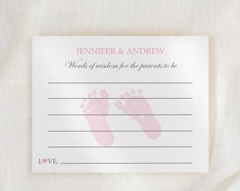 Advice for the Parents to Be Cards New Parents Baby Shower - Etsy
