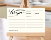 Rustic Recipe Cards Simple Recipe Cards Double Sided - Etsy