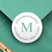 Round Return Address Labels, Monogram Envelope Seals, Personalized ...