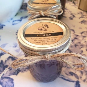 Customizable Canning Jar Labels for Homemade Jam, Jelly, Salsa, and ...