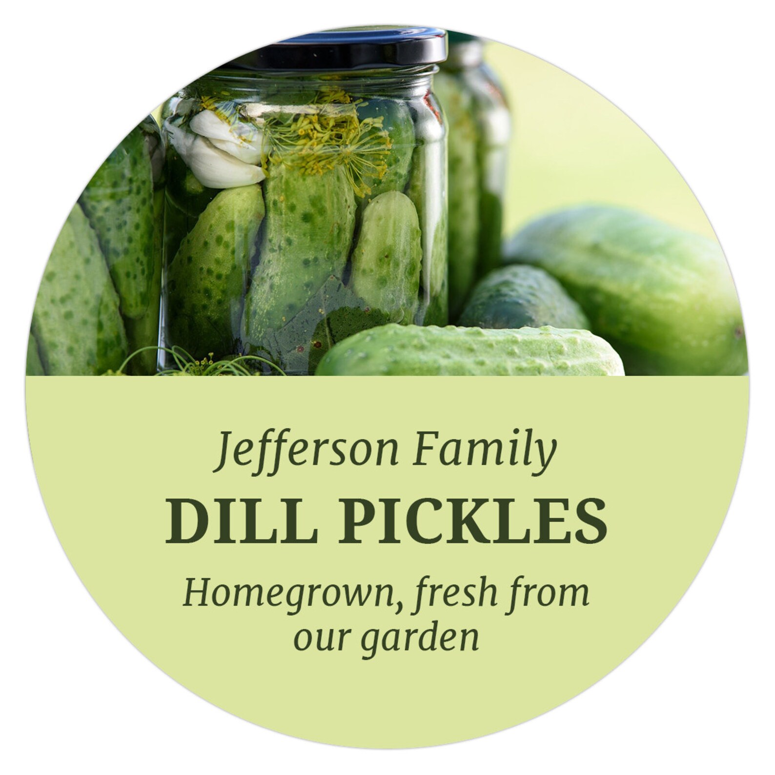 Pickle Labels Pickle Jar Labels Pickle Canning Label - Etsy