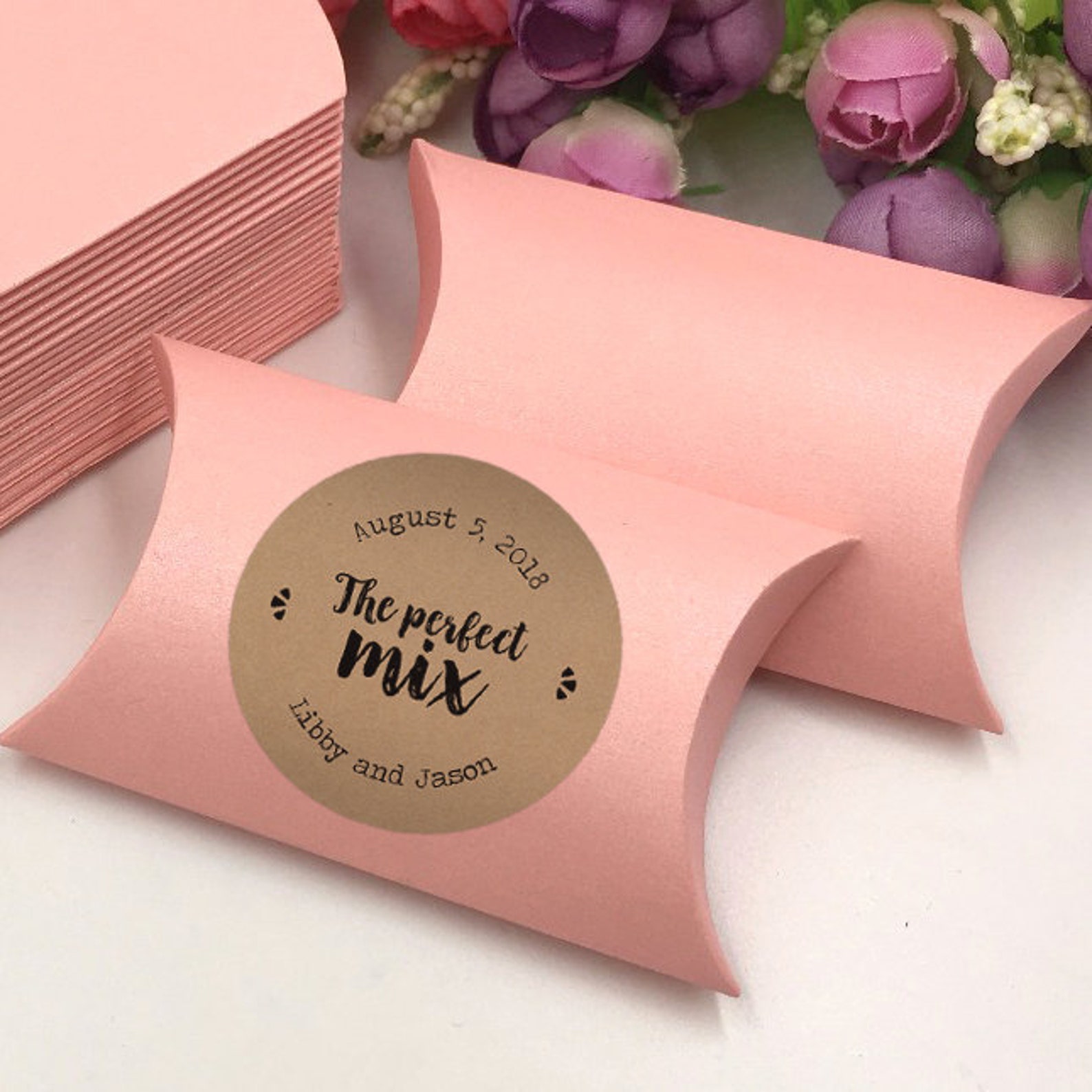 The Perfect Mix Labels, Trail Mix Stickers, Coffee Wedding Favors, Tea ...