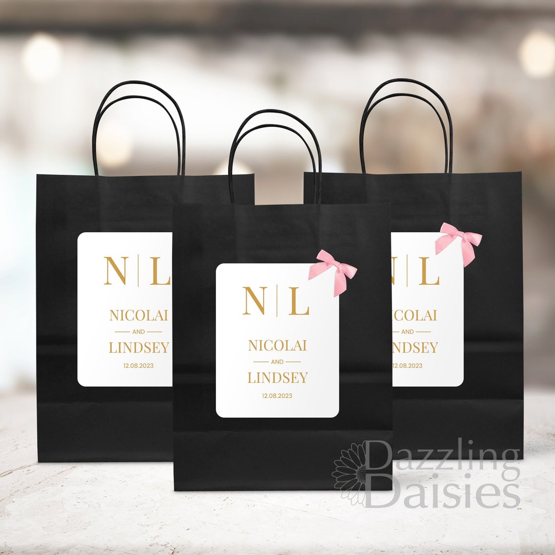 Wedding Goodie Bags for Out of Town Guests, Personalized Hotel Swag Bag ...