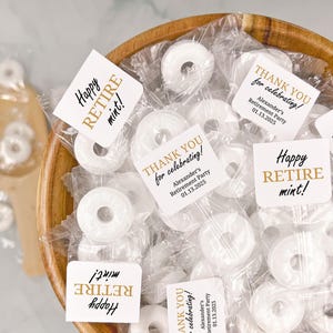 Retiremints Favors, Retirement Mints Labels, Personalized Life Savers ...