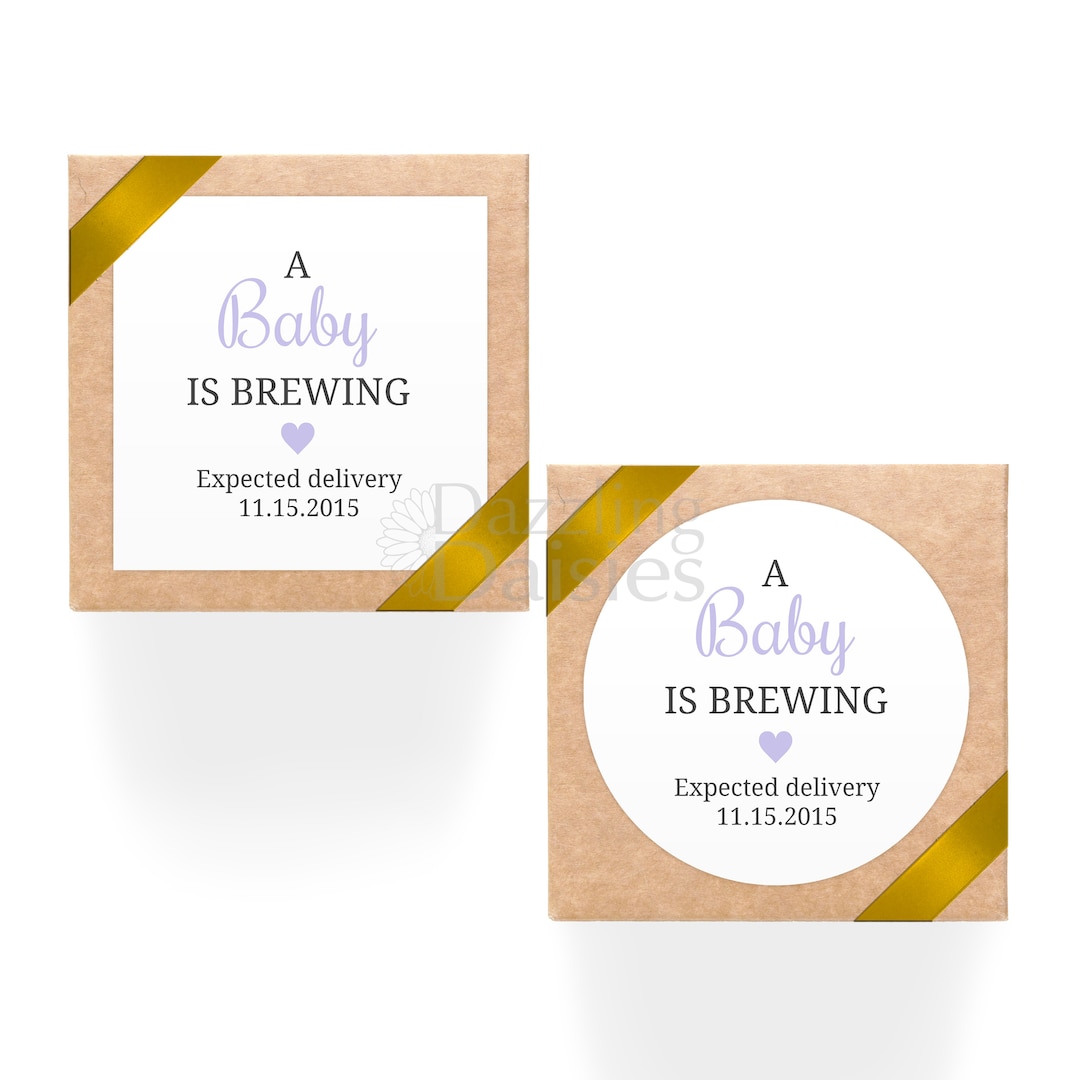 A Baby is Brewing Sticker A Baby is Brewing Label Baby is Brewing ...