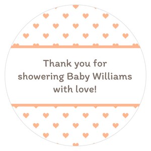 Baby Shower Stickers Personalized Baby Shower Stickers - Etsy