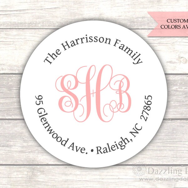 Monogram Address - Etsy