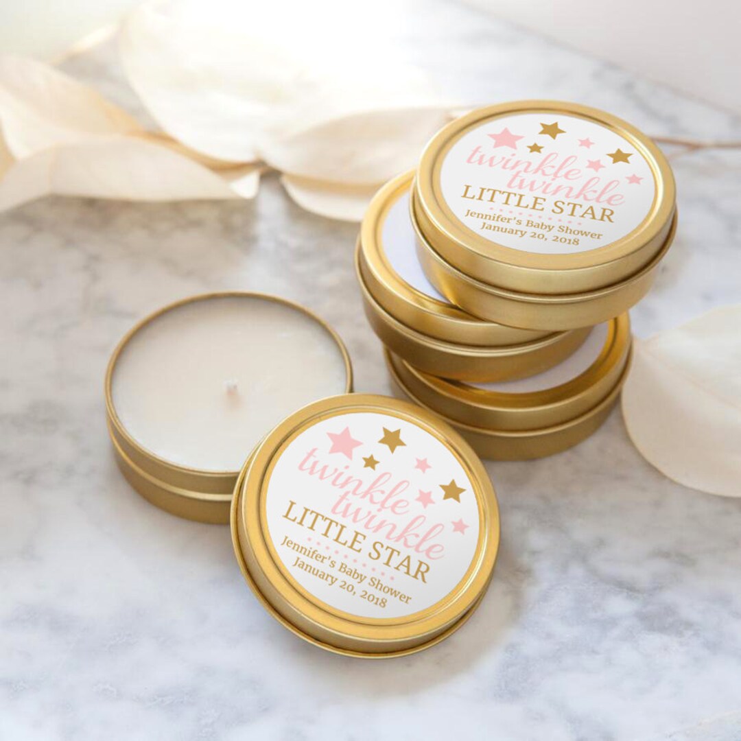 Twinkle Twinkle Little Star Stickers, Themed Baby Shower Favor Labels ...