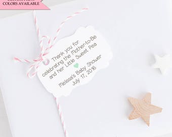 Sweet Pea Favor Tags - Etsy