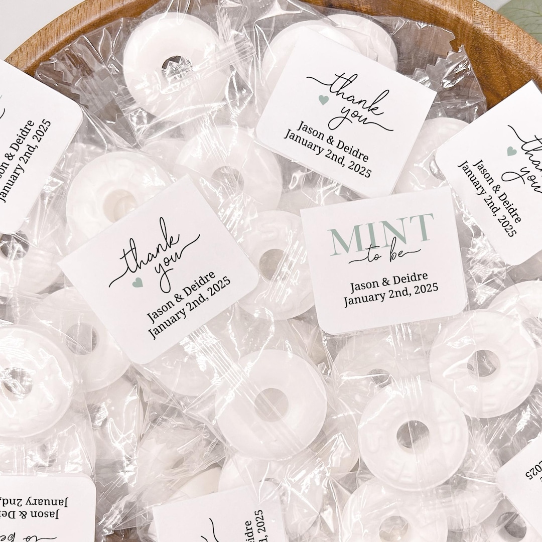 Mint to Be Wedding Favors, Mints Favor for Engagement or Bridal Shower ...