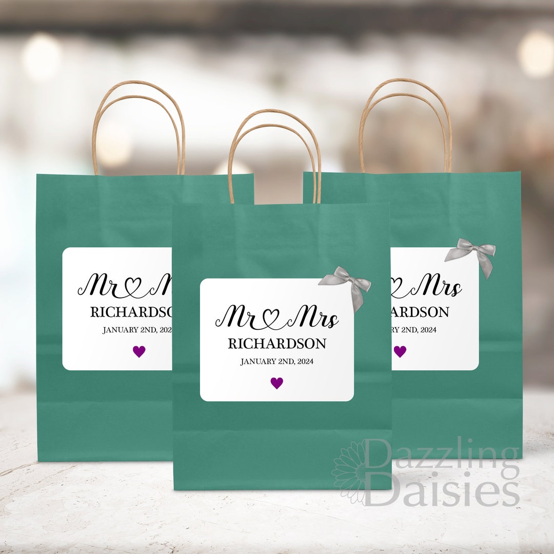 Wedding Goodie Bags Wedding Gift Bags Favor Bags for Weddings Wedding ...