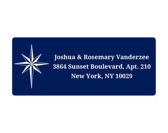 Holiday Address Labels Return Address Labels Christmas - Etsy