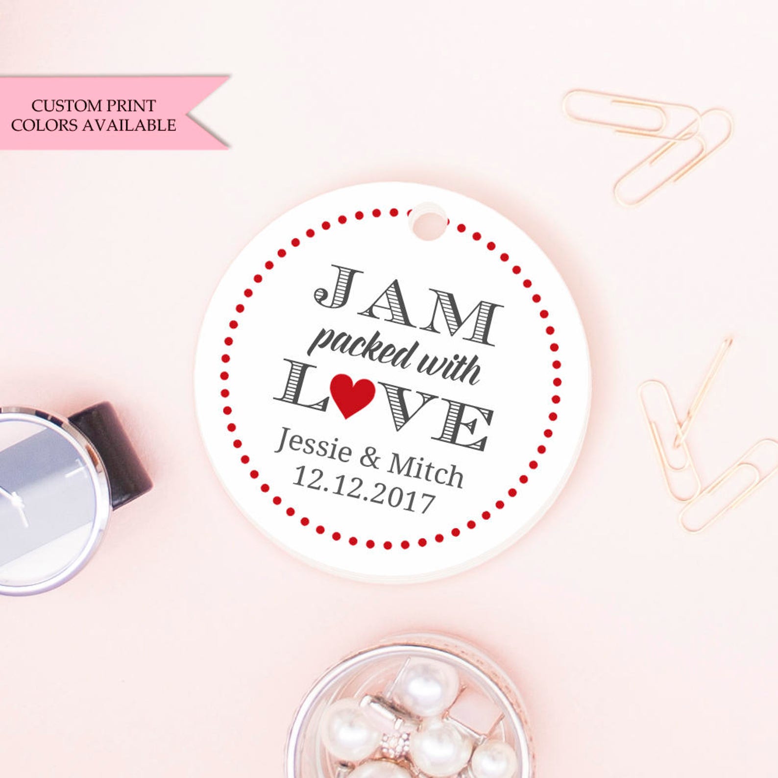 Jam Packed With Love Tags Jam Wedding Favor Tags Jam Tags - Etsy