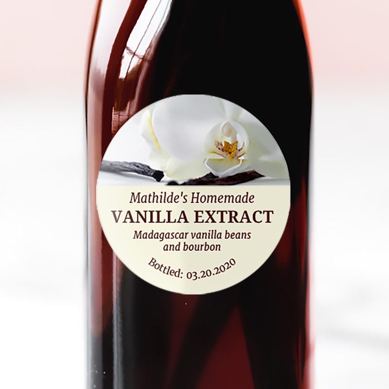 Vanilla Extract Labels - Etsy