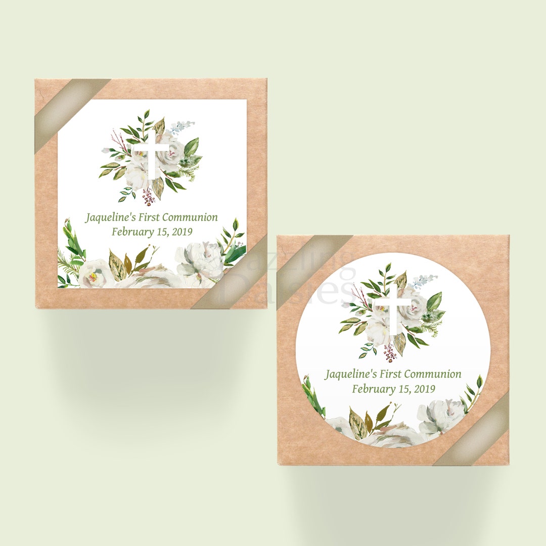 First Communion Stickers, Baptism and Christening Favors, Confirmation ...