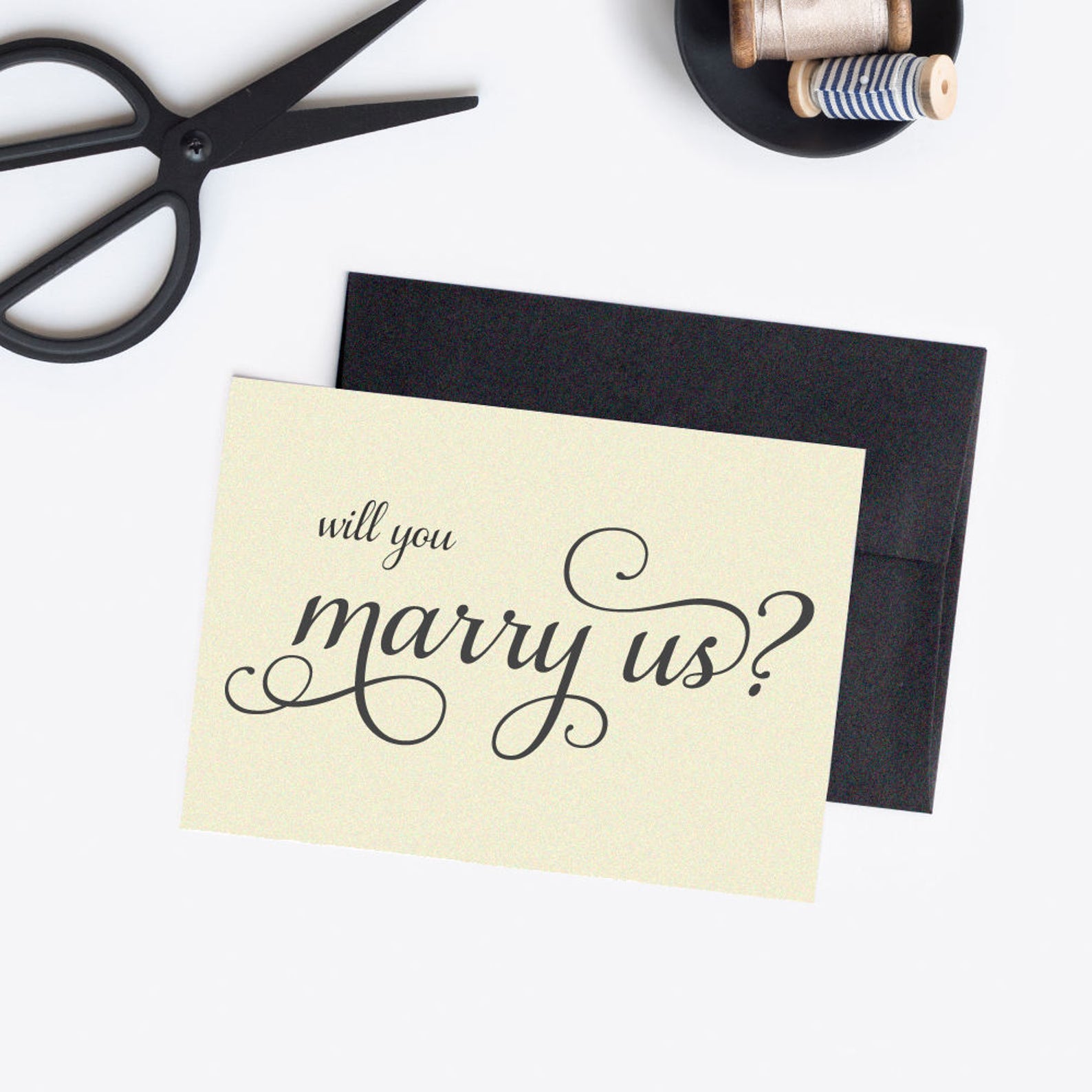 Will You Marry Us Card Will You Marry Us Proposal Will You - Etsy