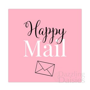 Happy Mail Stickers Happy Mail Labels Packaging Stickers - Etsy