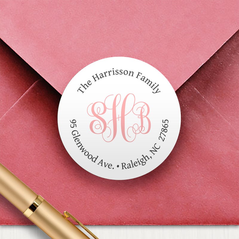 Monogram Address - Etsy