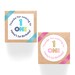 1st Birthday Sticker First Birthday Stickers First Birthday Favor ...