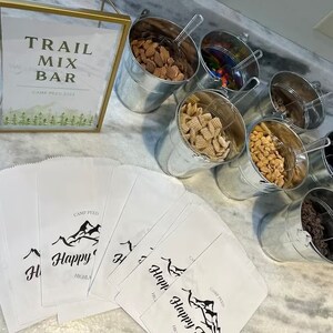 Happy Trails Bag Trail Mix Bags Trail Mix Favor Bags Trail Mix Bag ...